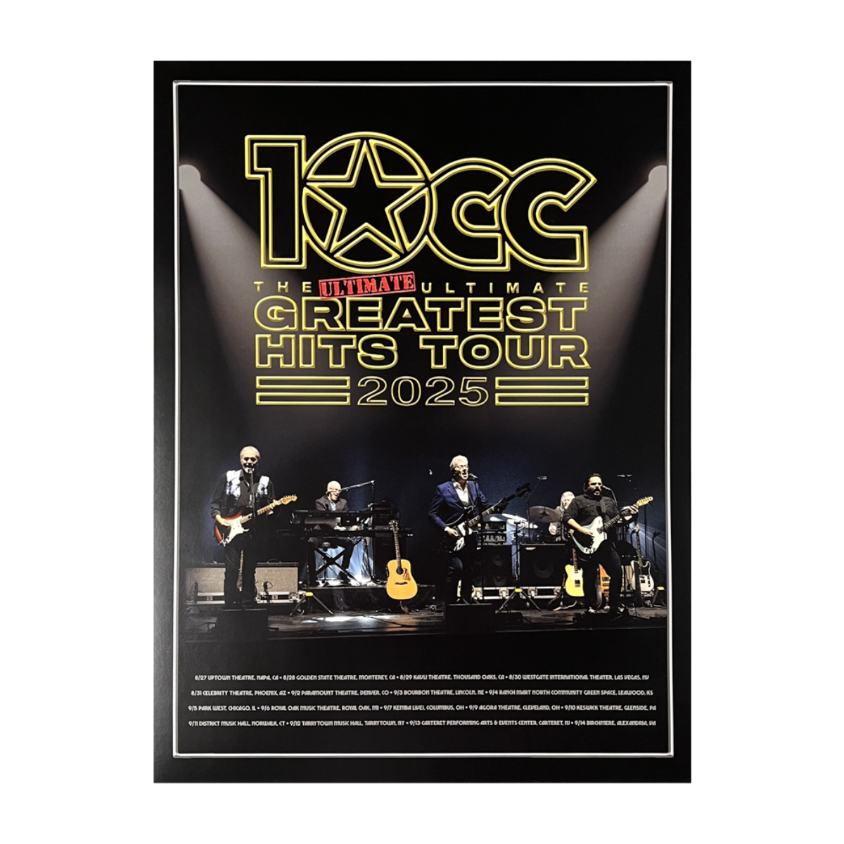Greatest Hits 2025 Tour Poster – 10cc